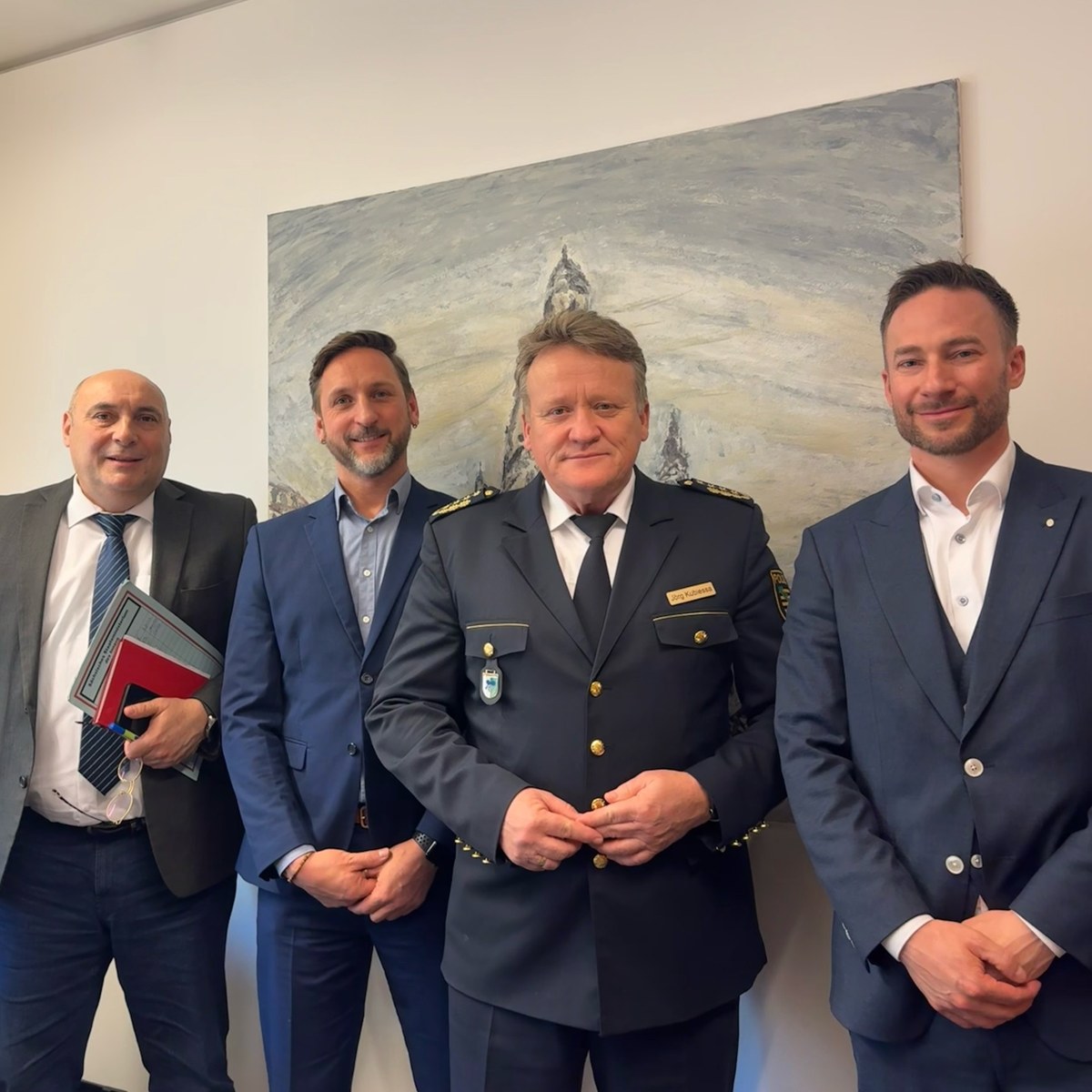 Quartalsgespräch mit Blick auf die Zukunft der sächsischen Polizei ...